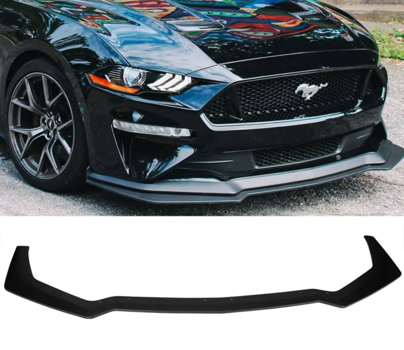 MUSTANG 2018-2023 Performance Pack 2 Splitter Extension – Messick Racing